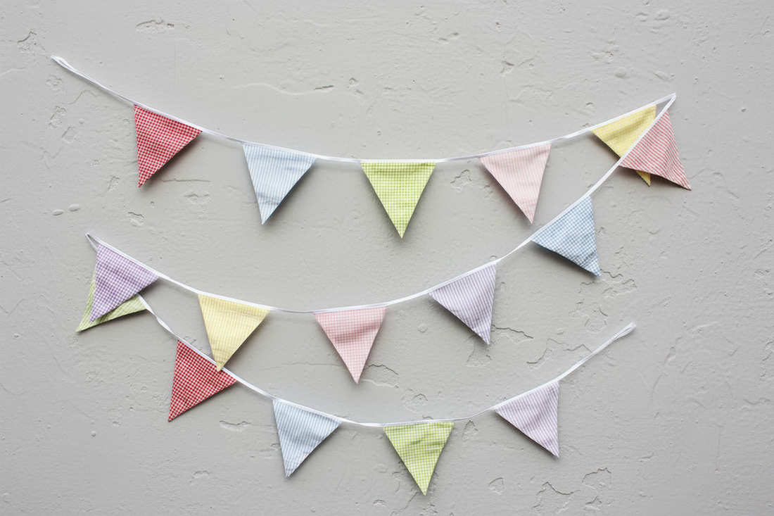 Checked Bunting | English Country Wedding Bunting | Striped Bunting ...