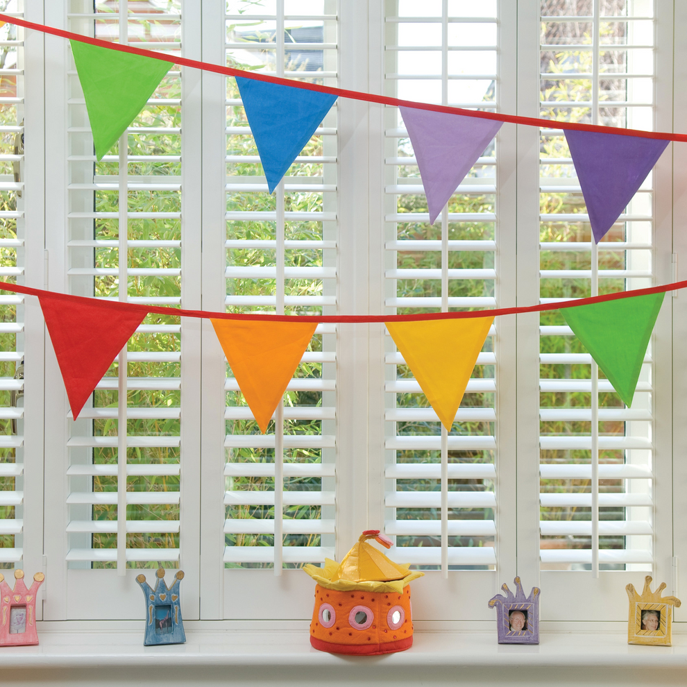 Multi Coloured Party Bunting | Premium Cotton Bright Bunting UK ...